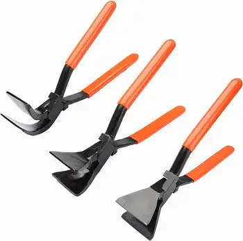 3-piece Hand Seamers Sheet Metal Roofing Tools Plier Set Carbon Steel ...