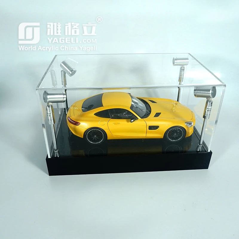 Custom 1 18 Scale Lighted Acrylic Display Case Lighted Acrylic Model ...