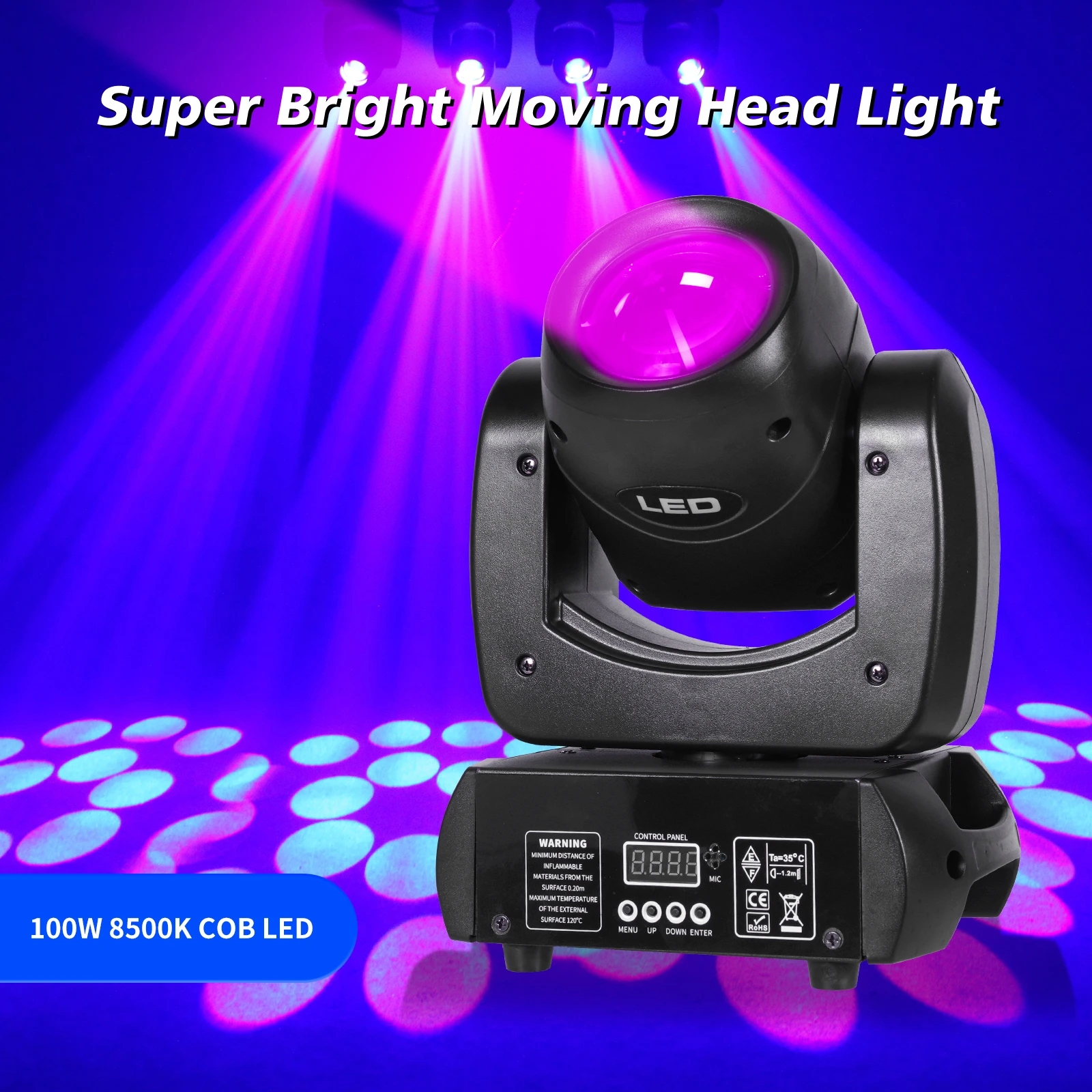 High Quality 100W Rgbw Beam Stage Lights Dj Led 100w Moving Head Light ...