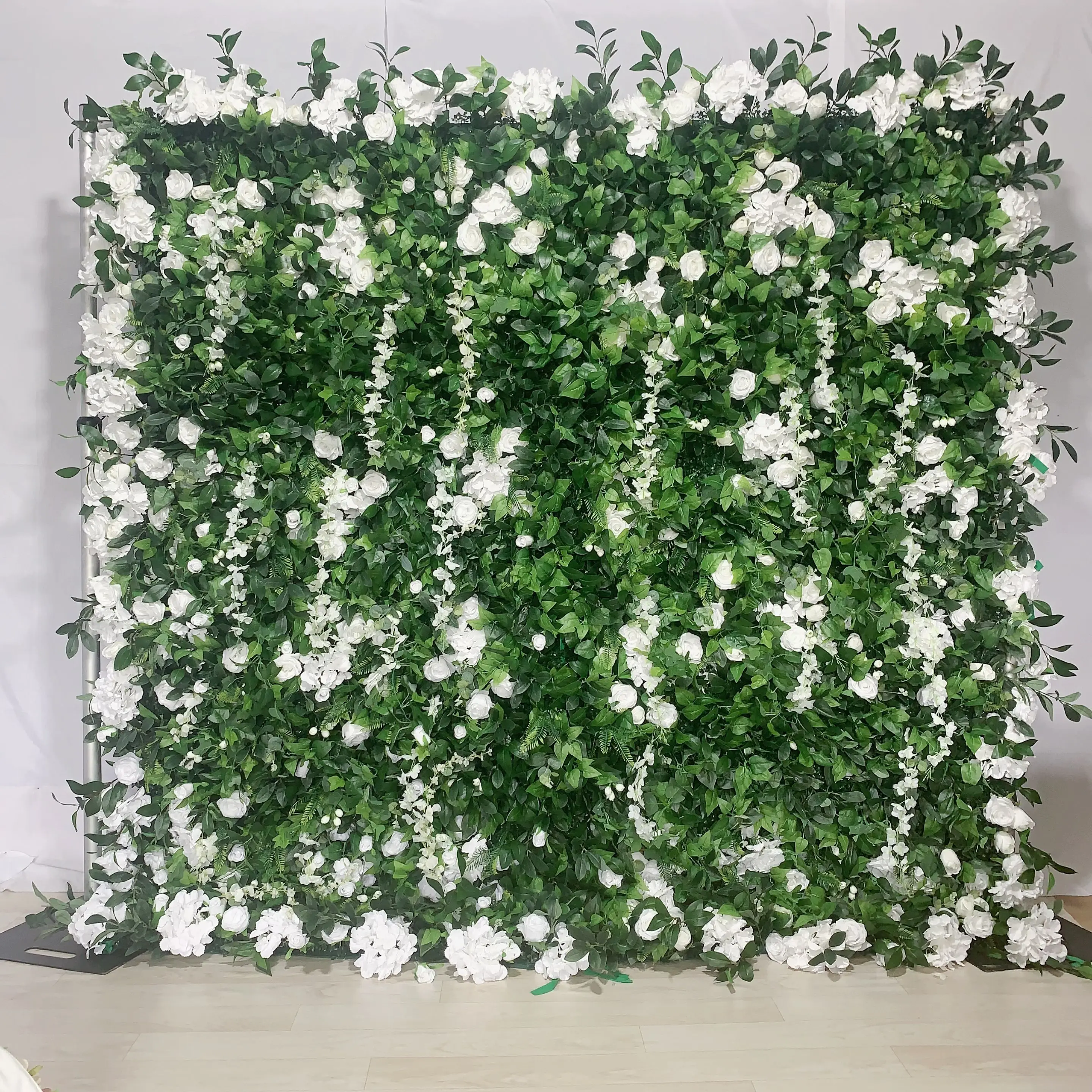 A-FW020 Wedding Roll up Flower Wall Panel Backdrop