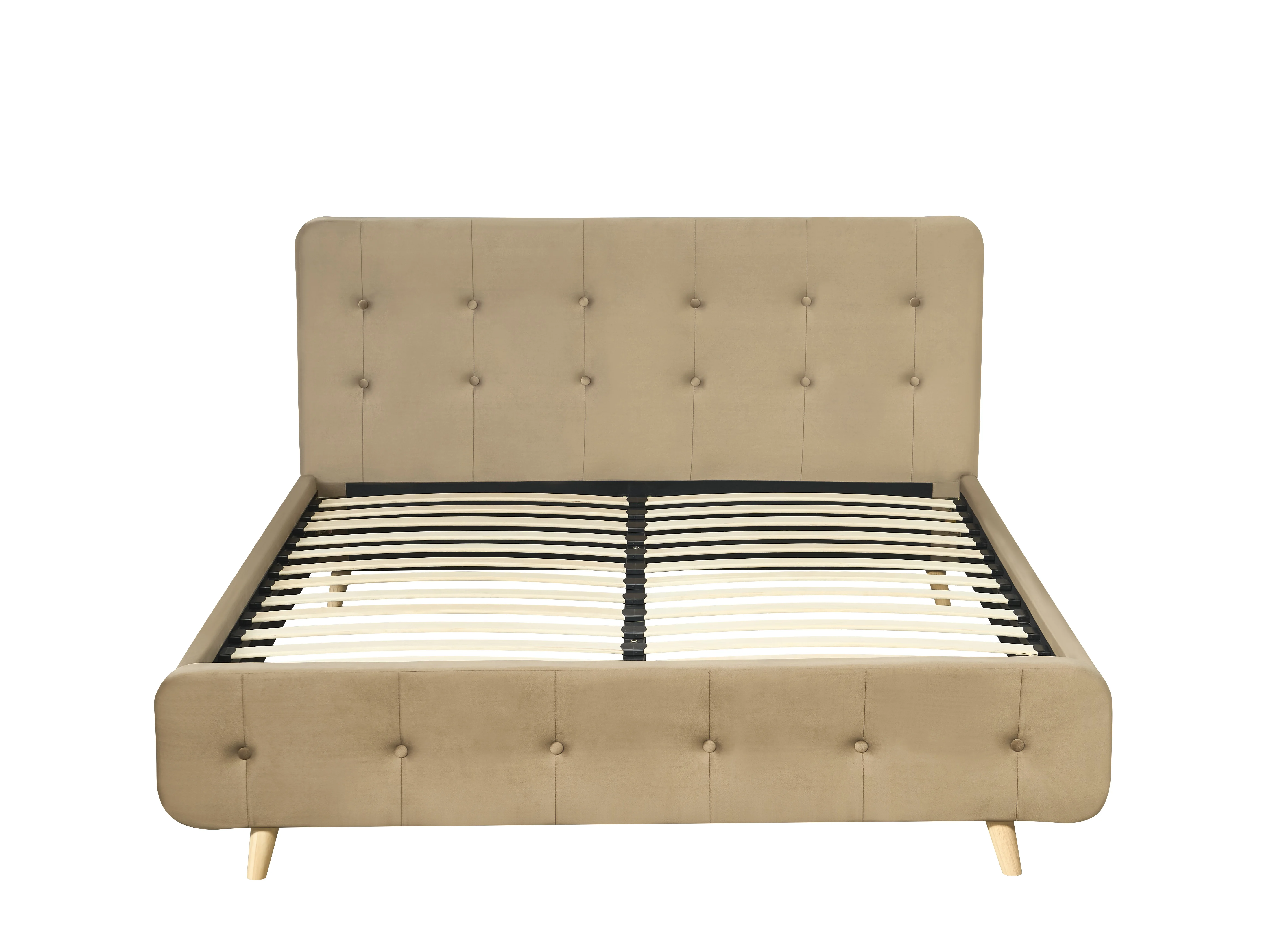 Luxury 1.8 m Double Bed Set for Master Bedroom Modern Style Upholstered ...