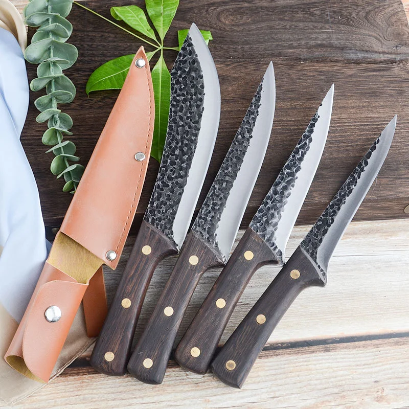 Sharp High Carbon Steel Butcher Knives - Durable & Efficient