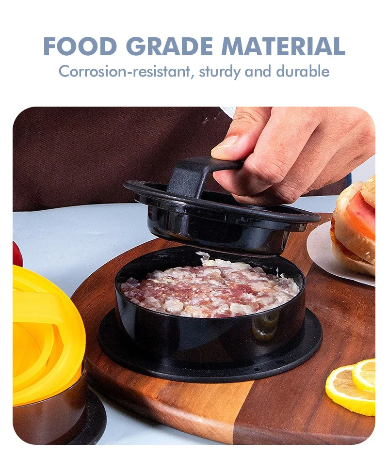 Burger Mold Hamburger Press Patty Maker Different Size Patty Molds ...
