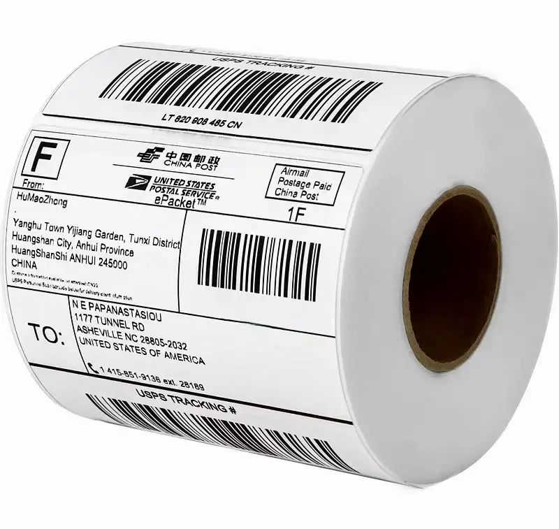 Wholesale 100X150 Direct Shipping Labels Roll 4 X 6 Thermal Printer ...