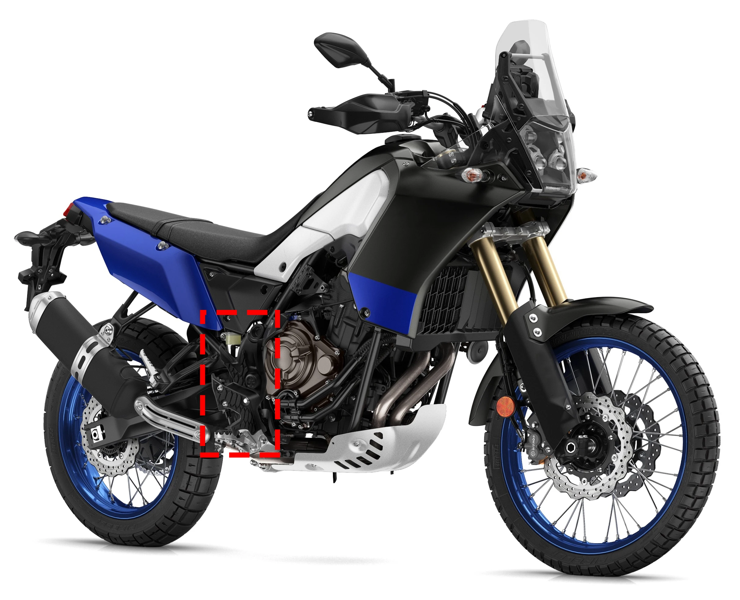 XXUN Motorcycle Side Frame Cover Panel for Yamaha Tenere 700