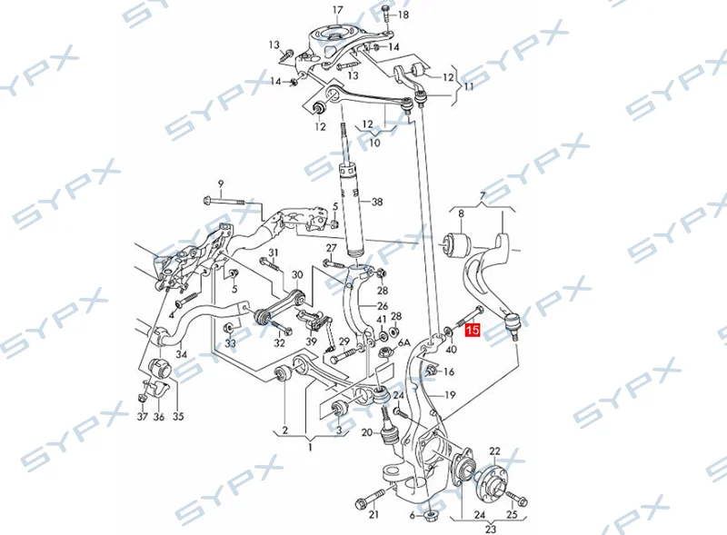 Sypx Adjusting Eccentric Bolt For Vag & Audi Oem N10770901 - Buy ...