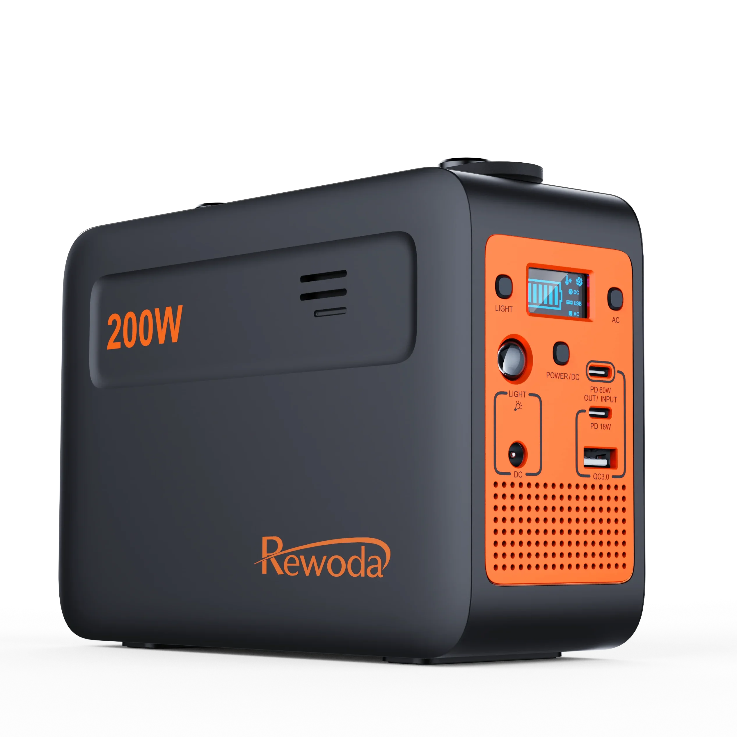 110V/220V Portable Power bank 200w, with Type C output Power Station ...