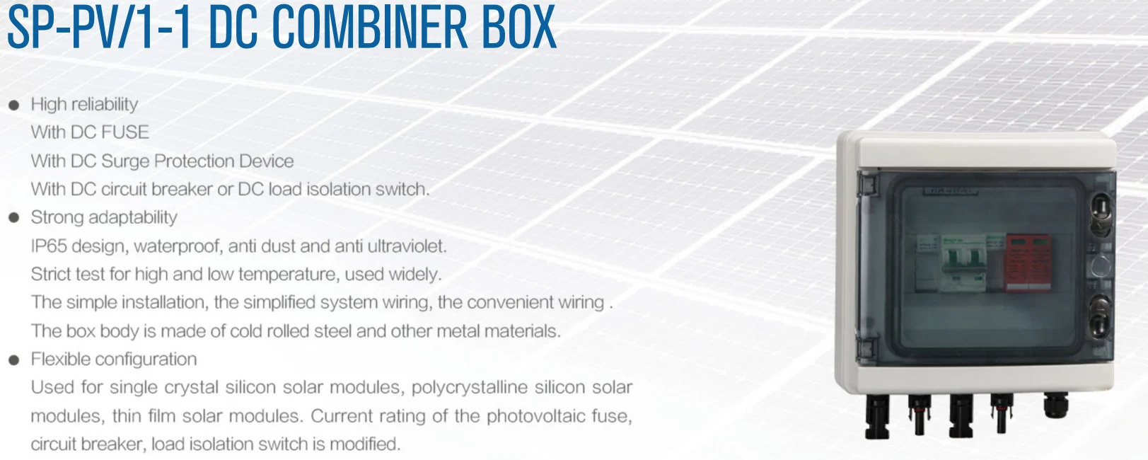 Saip/Saipwell Pv Combiner Lightning Arrester Wall Mounting Type 4 in 2 ...