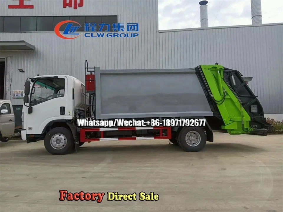 Factory Price Compactor Garbage Tank Compressed Garbage Truck Body For ...