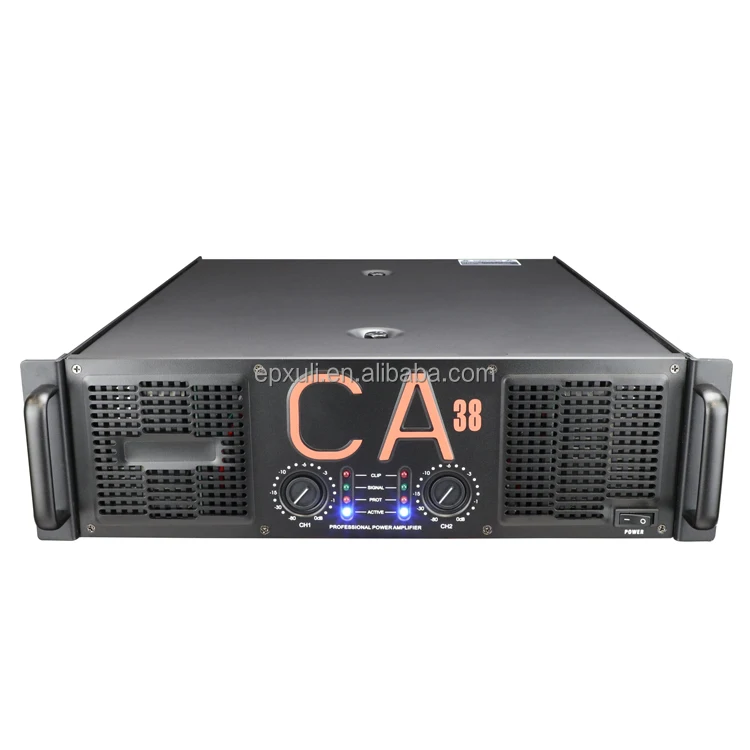 CA+38 Amplifier - 1500W Dual Channel Power for Home & Stage
