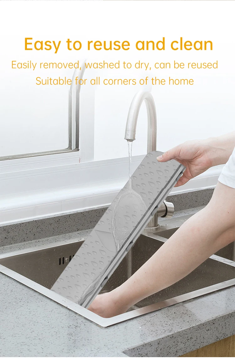 Factory Outlet Kitchen Sink Water Baffle Sink Countertop Splash Damper ...