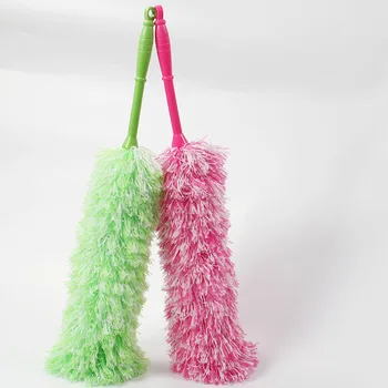Custom Color Korean Style Handle Bendable Head Feather Duster Cleaning ...