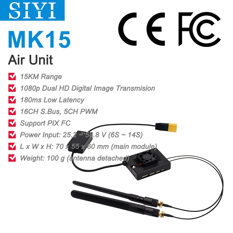 Siyi Mk32 Hm30 Mk15 Air Unit With Long Range Full Hd 1080p Image ...