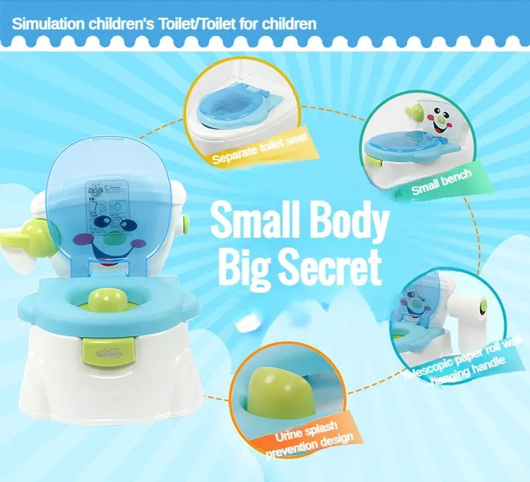 High Quality Baby Cute Plastic Children's Pot Indoor Wc Carton Portable ...