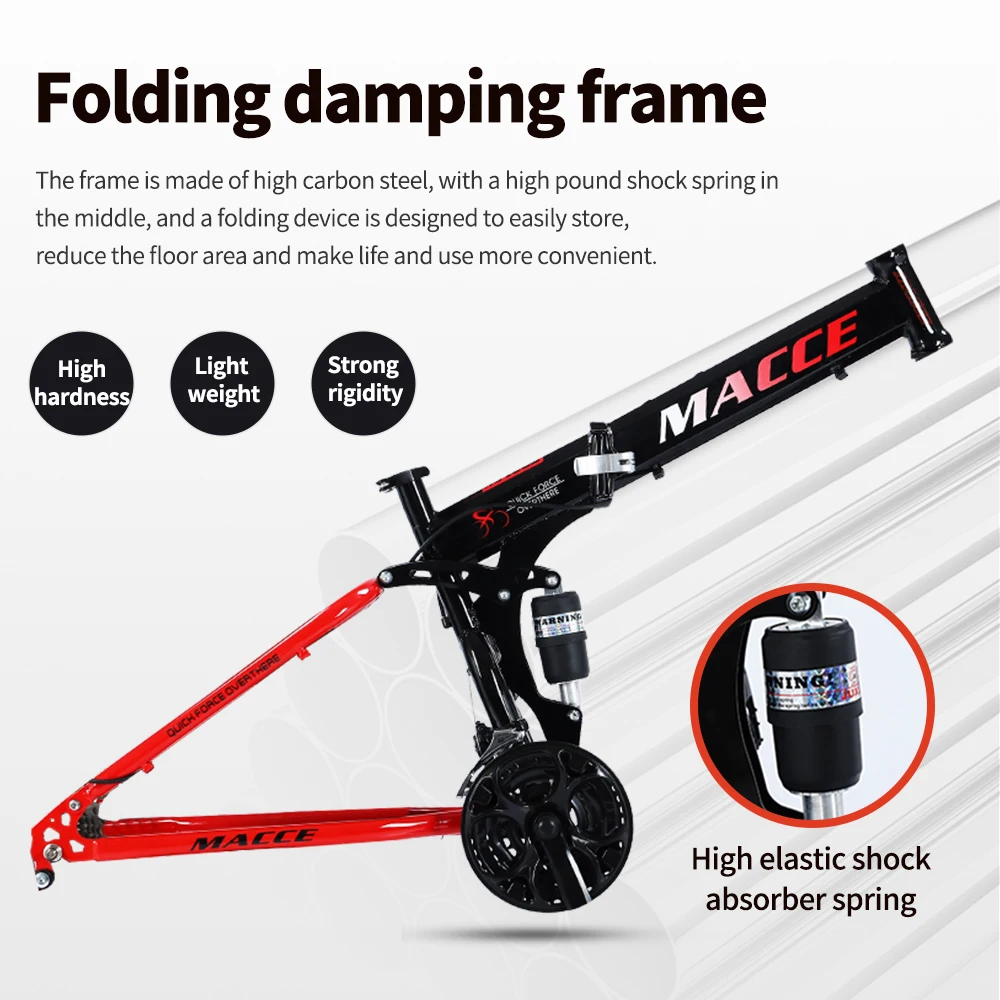 Macce Factory Price Full Suspension Disc Brake Bicycle Adults Bicicleta ...