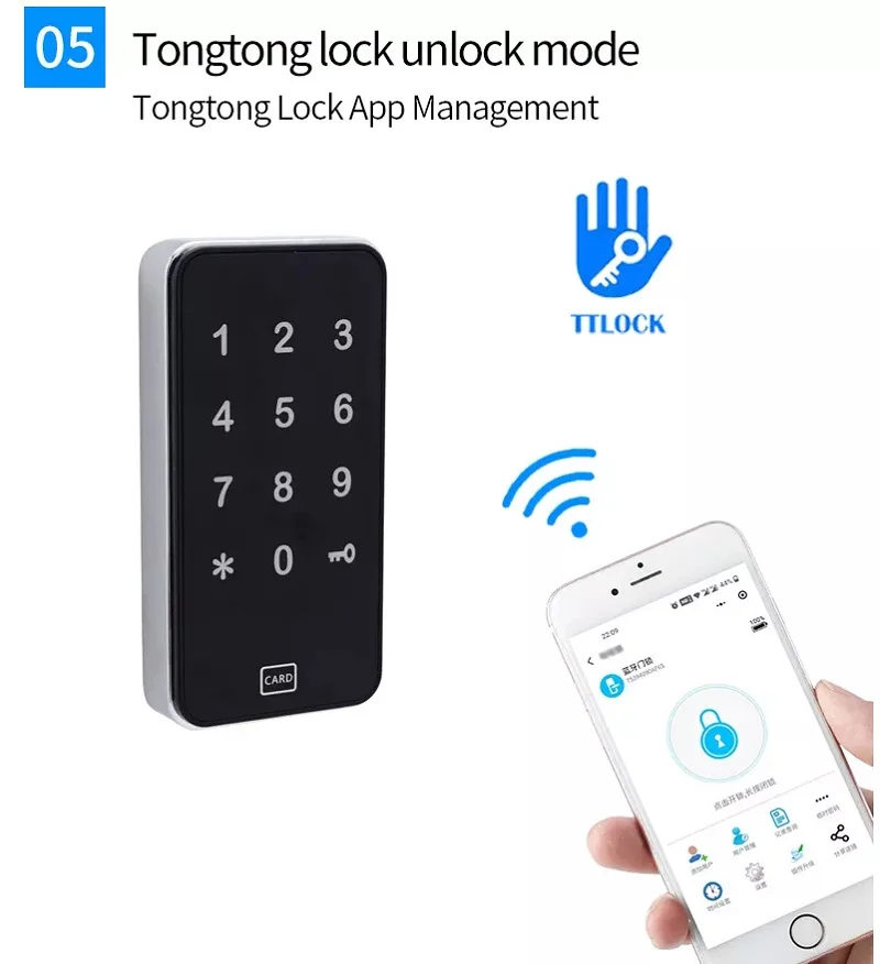 Smart TTLOCK APP Electronic Keypad Locker - Secure & Convenient
