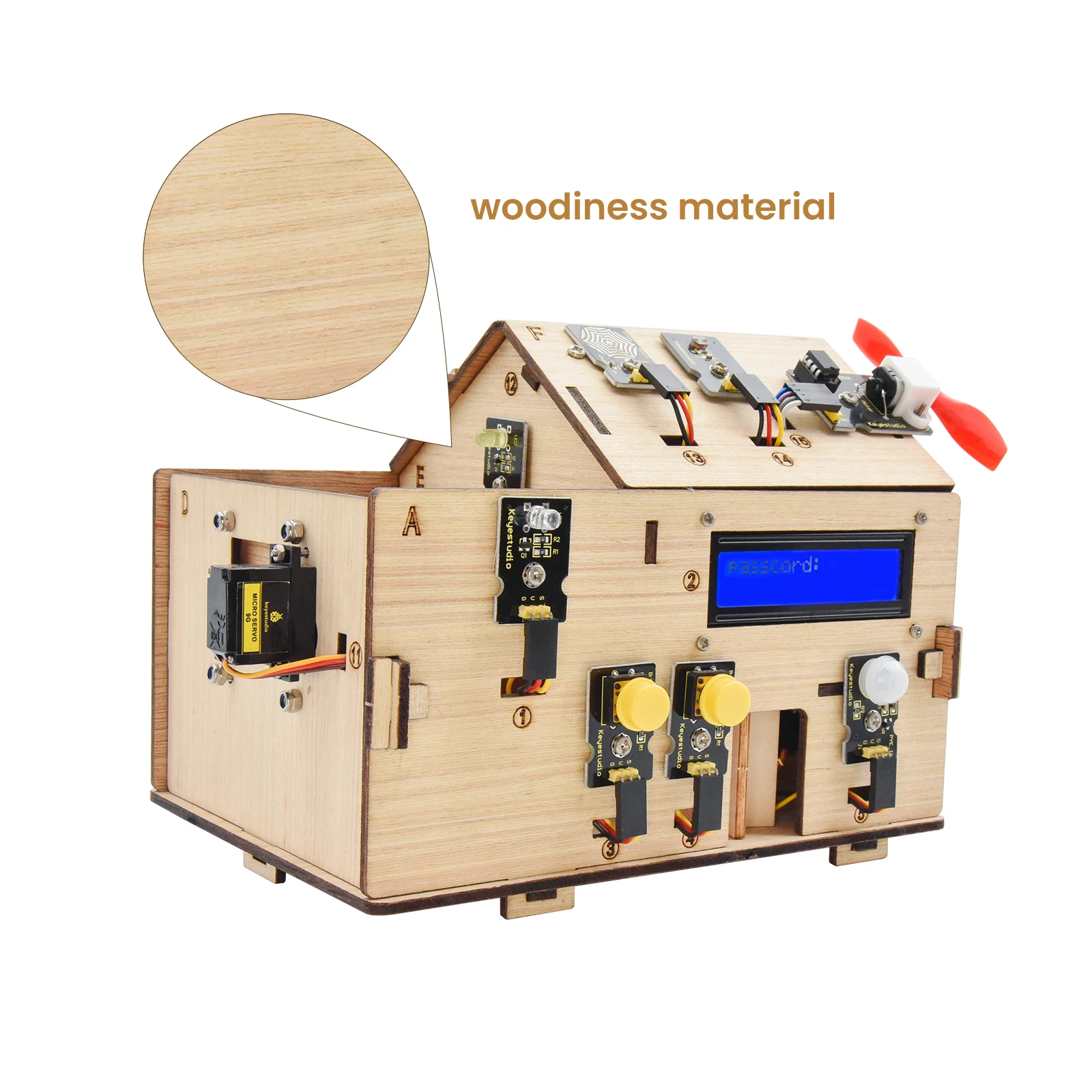 Hot Sale Smart Home Automation Projects Wooden House Electronic ...