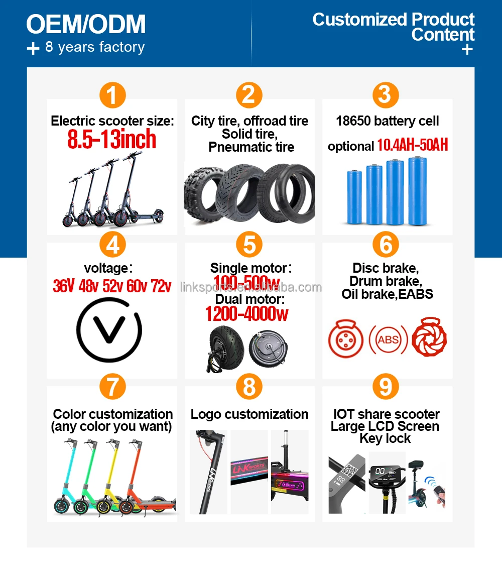 Electric Scooter for Adults - 350W Power, 31 Miles Range