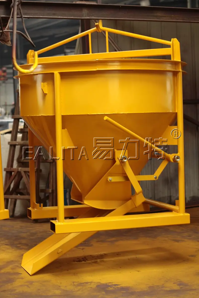 1.0 Cu.m Volume Capacity Crane and Forklift Lifting Concrete Kibble M-CK10