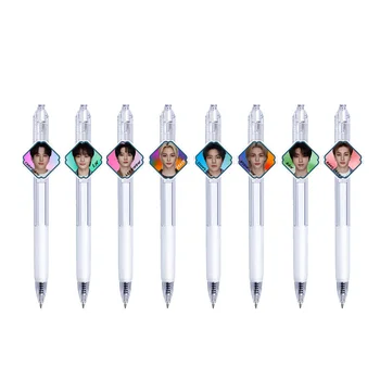 Kpop Stray Kids Black Writing Ballpoint Pen Felix Hyunjin Bangchan ...