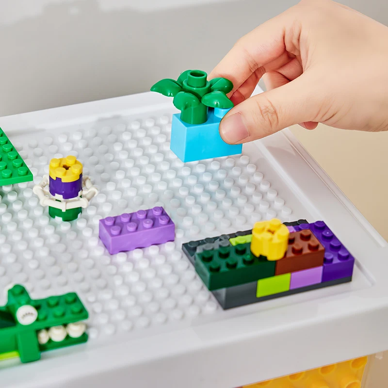 Creative Custom Building Block Storage Box Toys Organizer Kids Lego Box ...