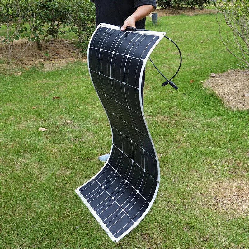Flexible Solar Panel 200W IP68 Monocrystalline Solar Modules Bendable ...
