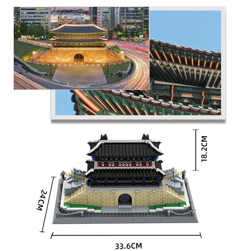 Model City Architecture - Chongli Gate Seoul South Korea