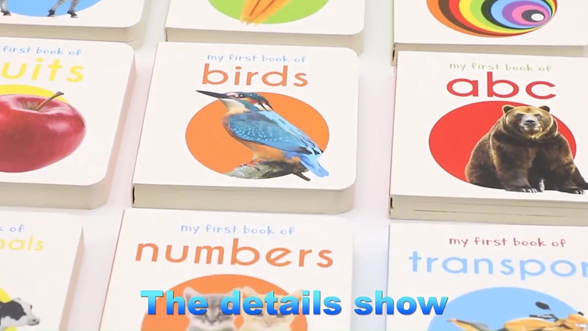 Professional Custom Hardcover Children Cardboard Books Set/baby Board ...