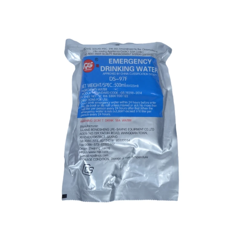 SOLAS & CCS Certified 500ml Emergency Drinking Water for Life Rafts ...