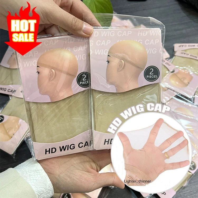 New Sheer Stocking Cap Super Thin HD Wig Cap Custom Color Nude Sheer ...