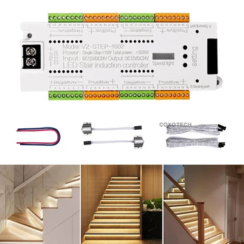 V2-step Led Stair Induction Controller System Motion Step With Sensor ...