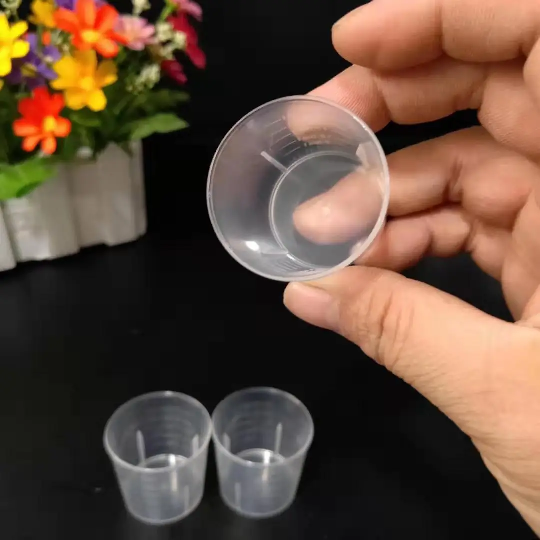 PP Plastic 20ml Liquid Scale Measurement Cup Medicine Measuring Cups in ...