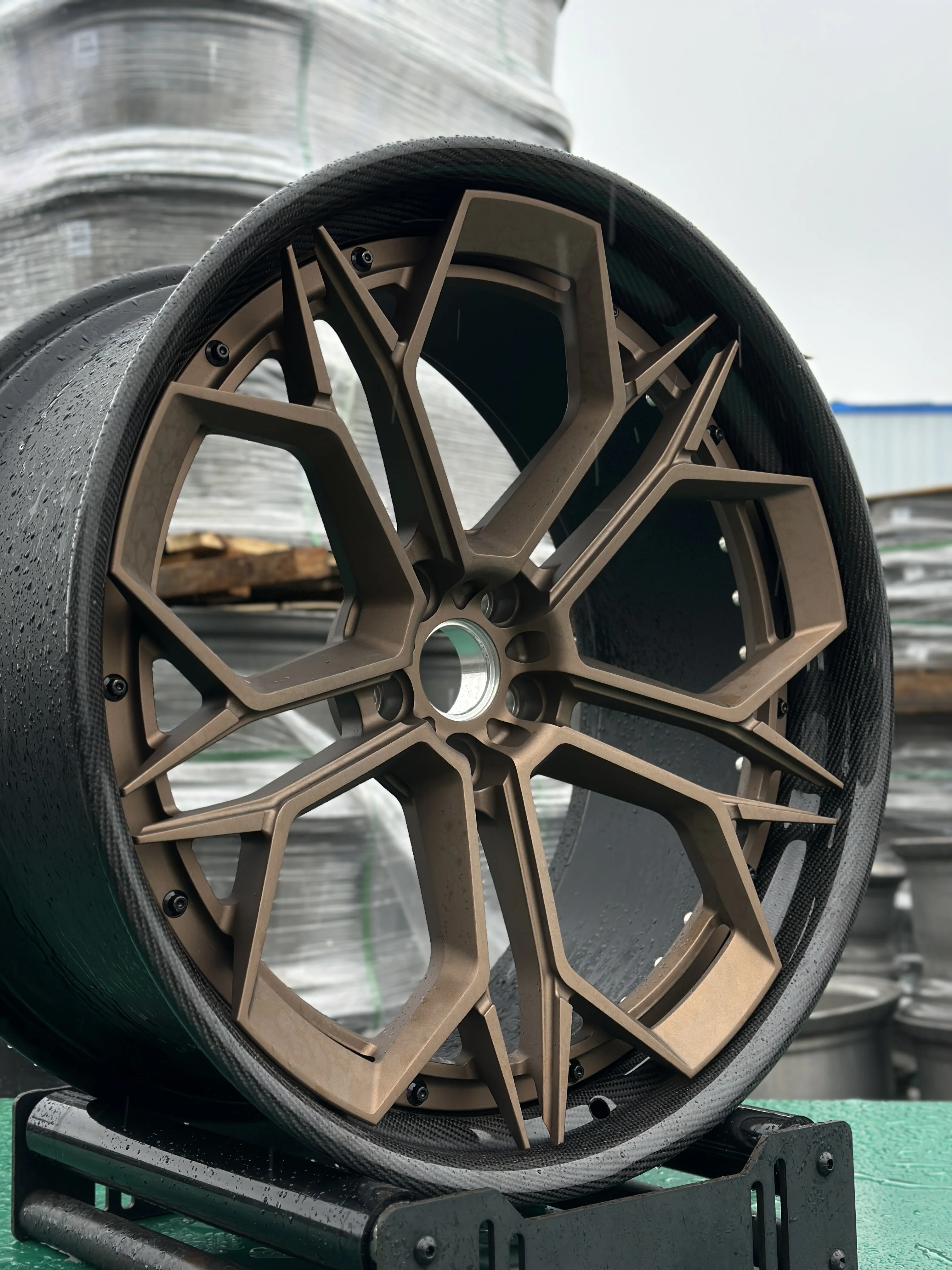 Custom Forged 2 Piece Wheels 5X112 5X114.3 5X115 5X120 18Inch 20Inch ...