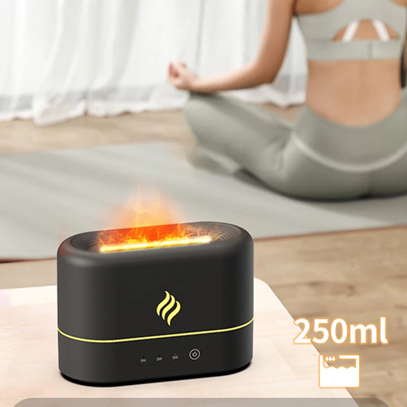 Wanya Flame Aroma Diffuser - Colorful Humidifier with Remote