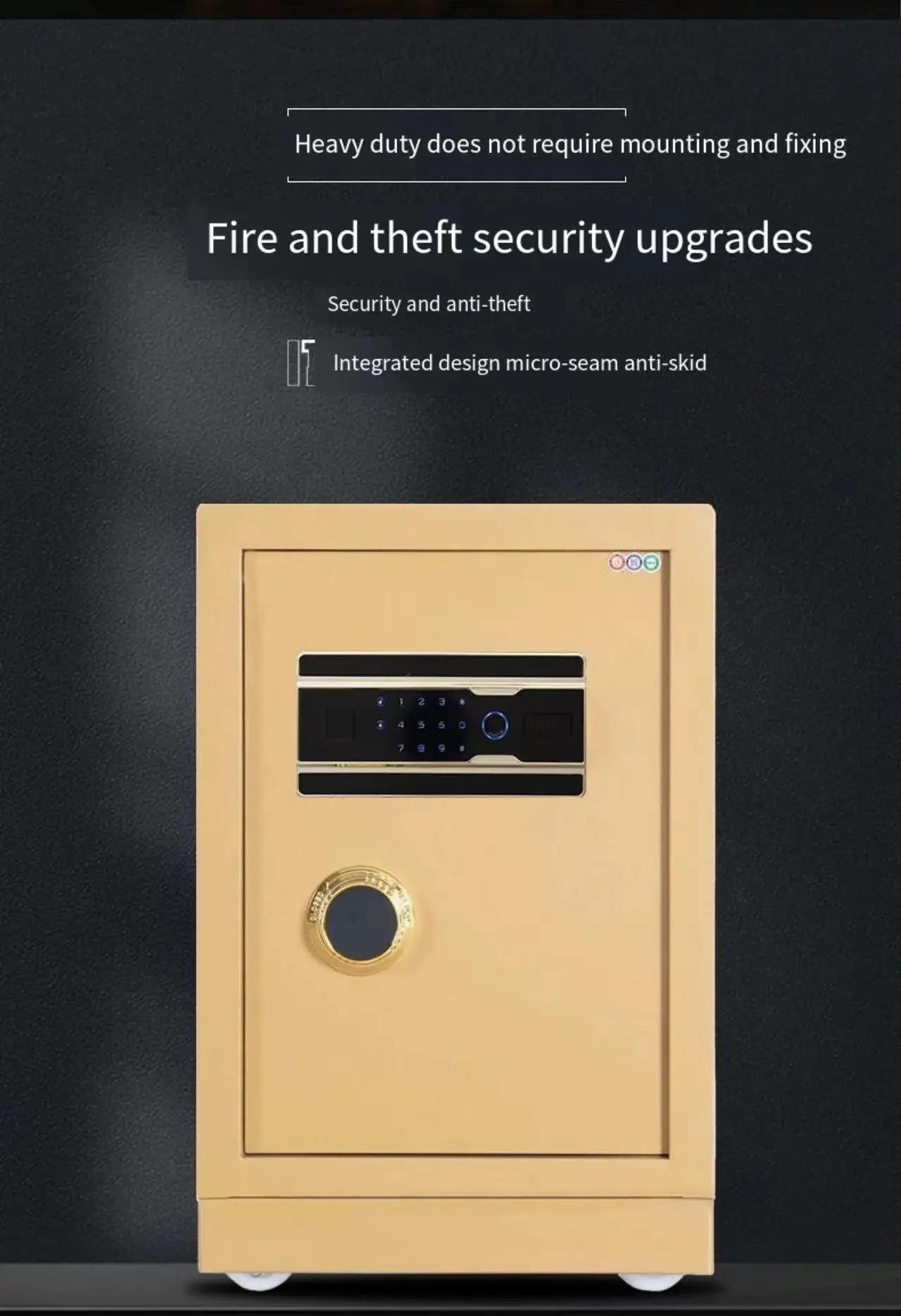 High Quality Large Steel Electronic Security Password Digital Deposit ...