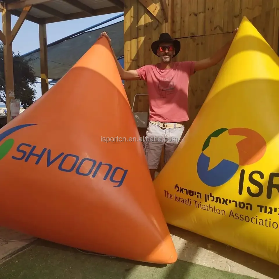 Customized Inflatable Triangle Buoy - Ideal for Water Events