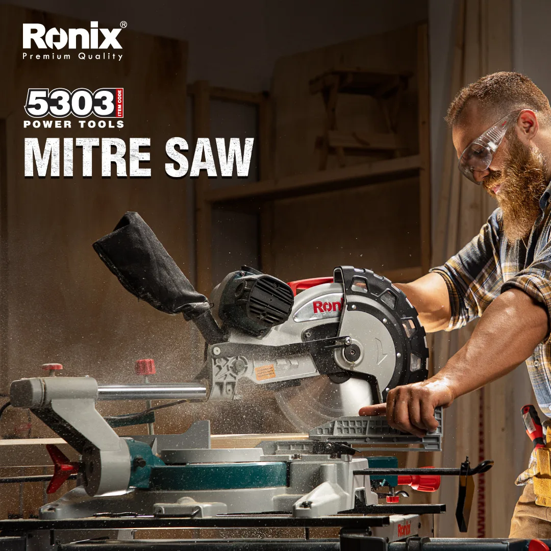 Electric Machine Sliding Mitre Saw 305mm Ronix New Model 4300rpm 2000w ...