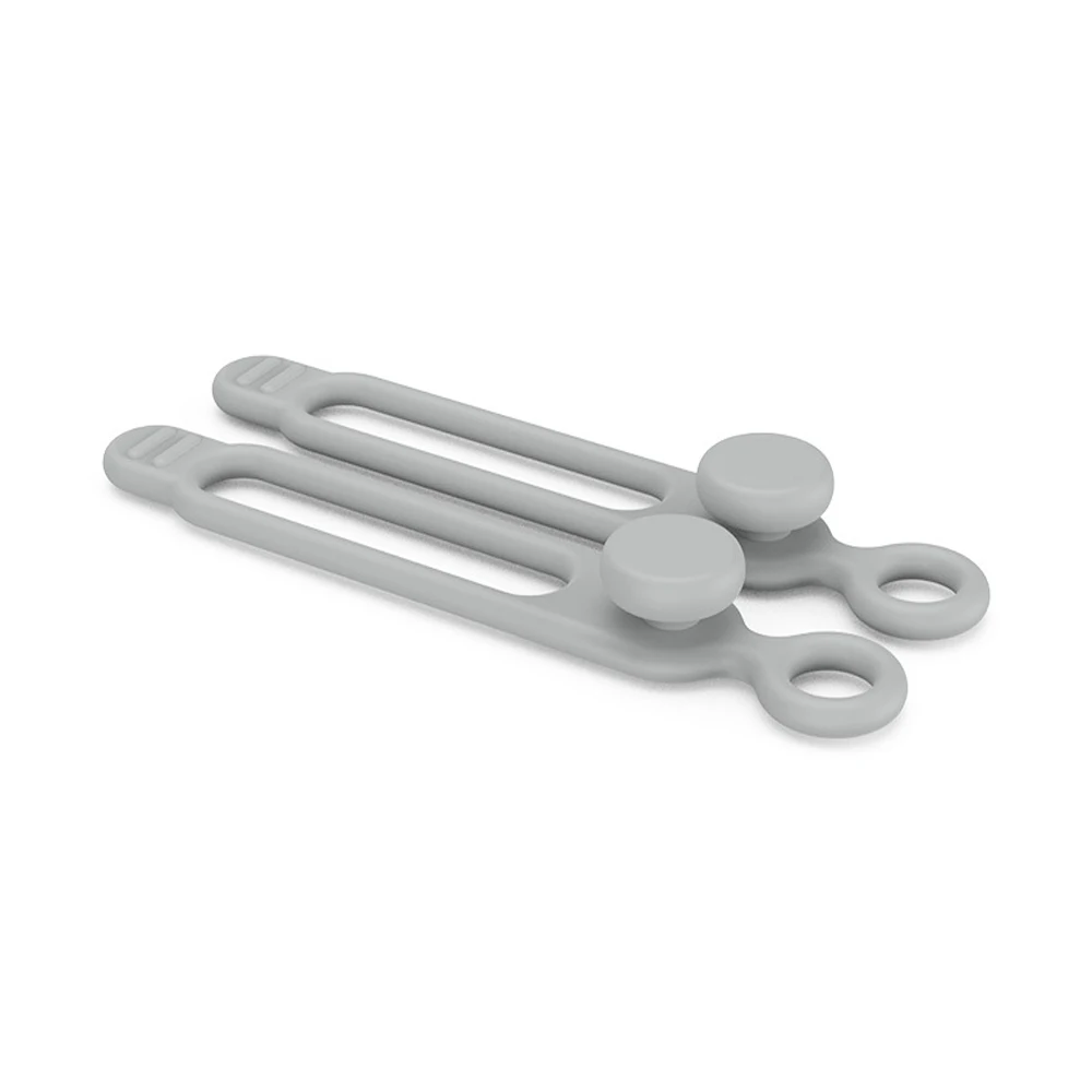 Colorful Elastic Silicone Cable Ties-Heat Resistant Customizable Size ...