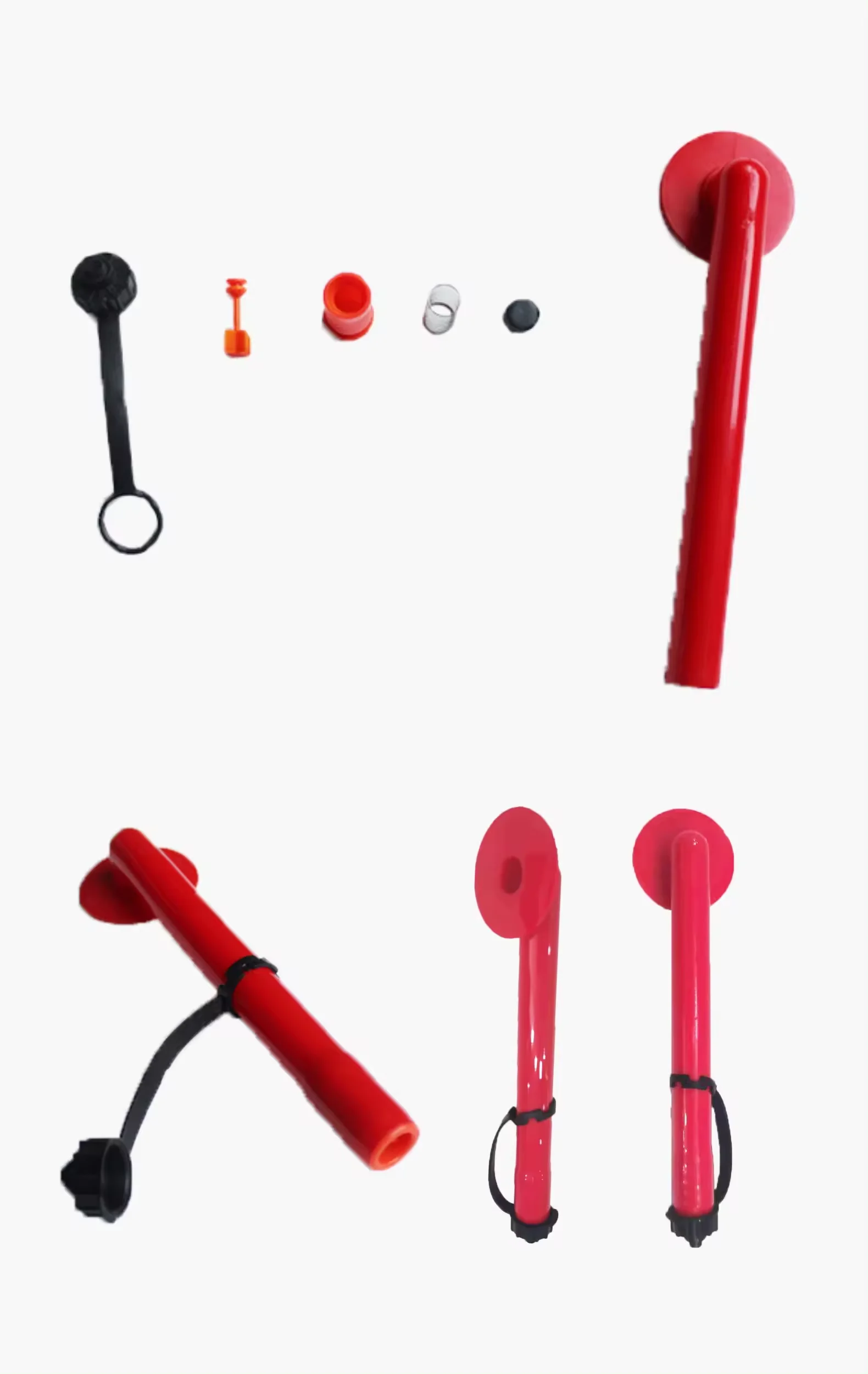 Oral Tube for Inflatable Life Jacket, Valve, CO2 Cylinder, Reflective ...