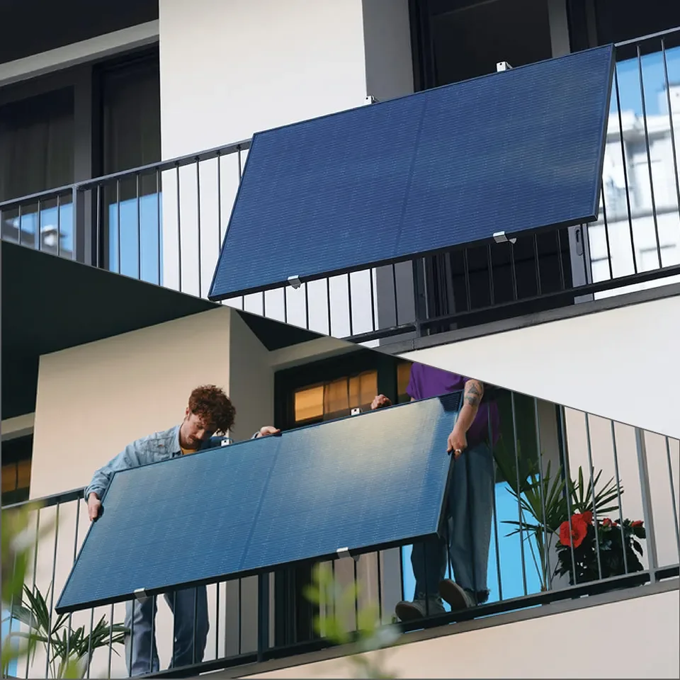 2023balkonkraftwerk 600w 800w Micro Inverter Balcony Solar System With ...