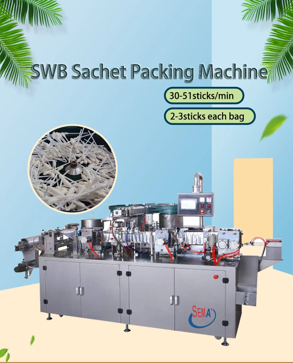 Horizontal Disposable Viral Specimen Collection Bag Packaging Machinery ...
