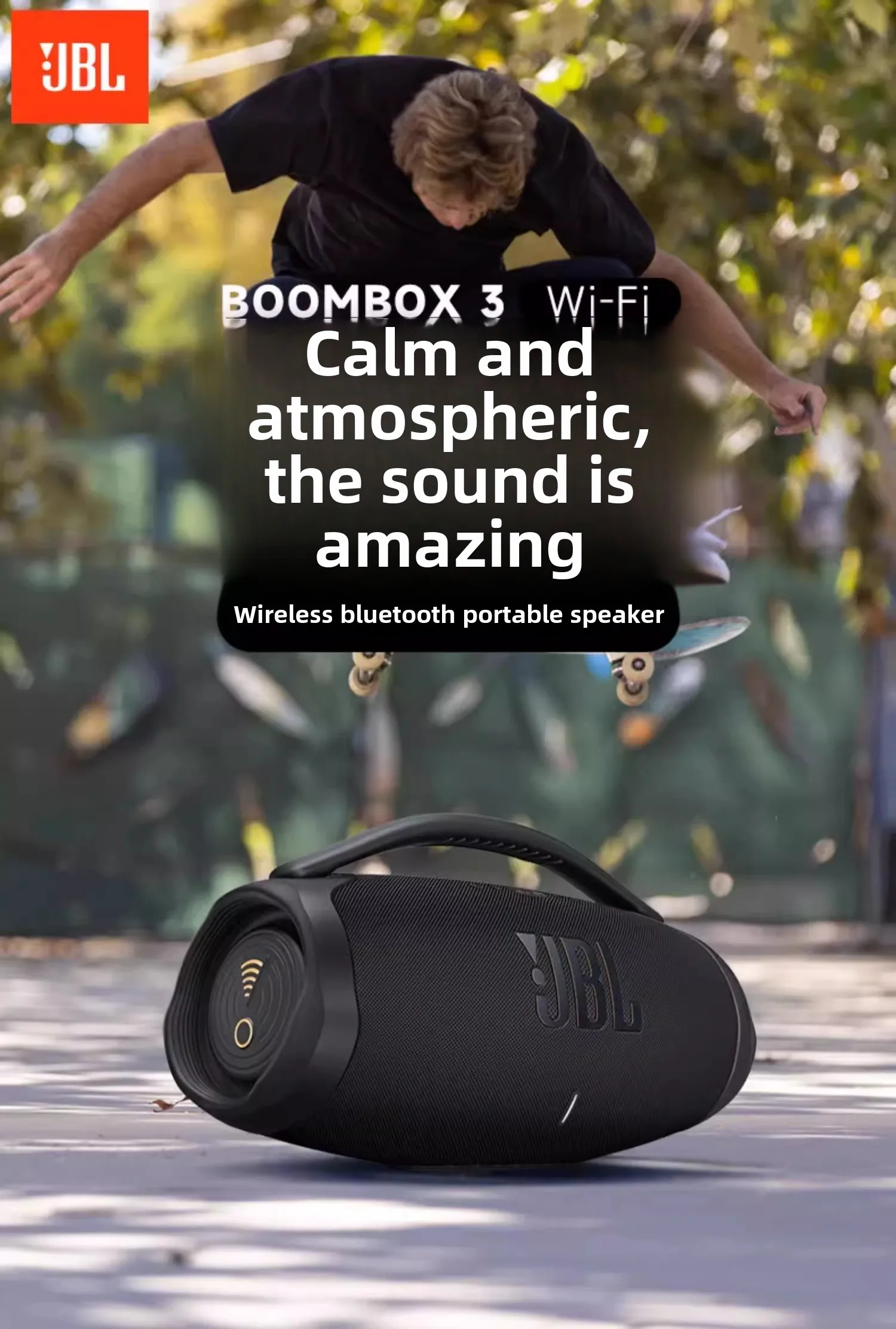JBL original bluetooth speaker Boombox3 generation wifi version ...