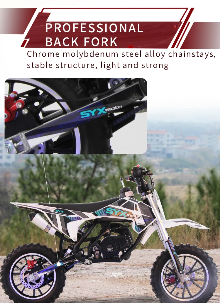 49cc Mini Electric Dirt Bike for Kids - Off-Road Motorcycle OEM