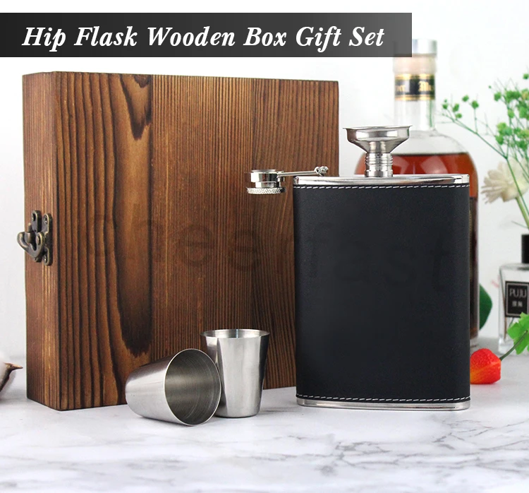 Impressive Flask Gift Set - Lead Free & Food Safe Drinkware