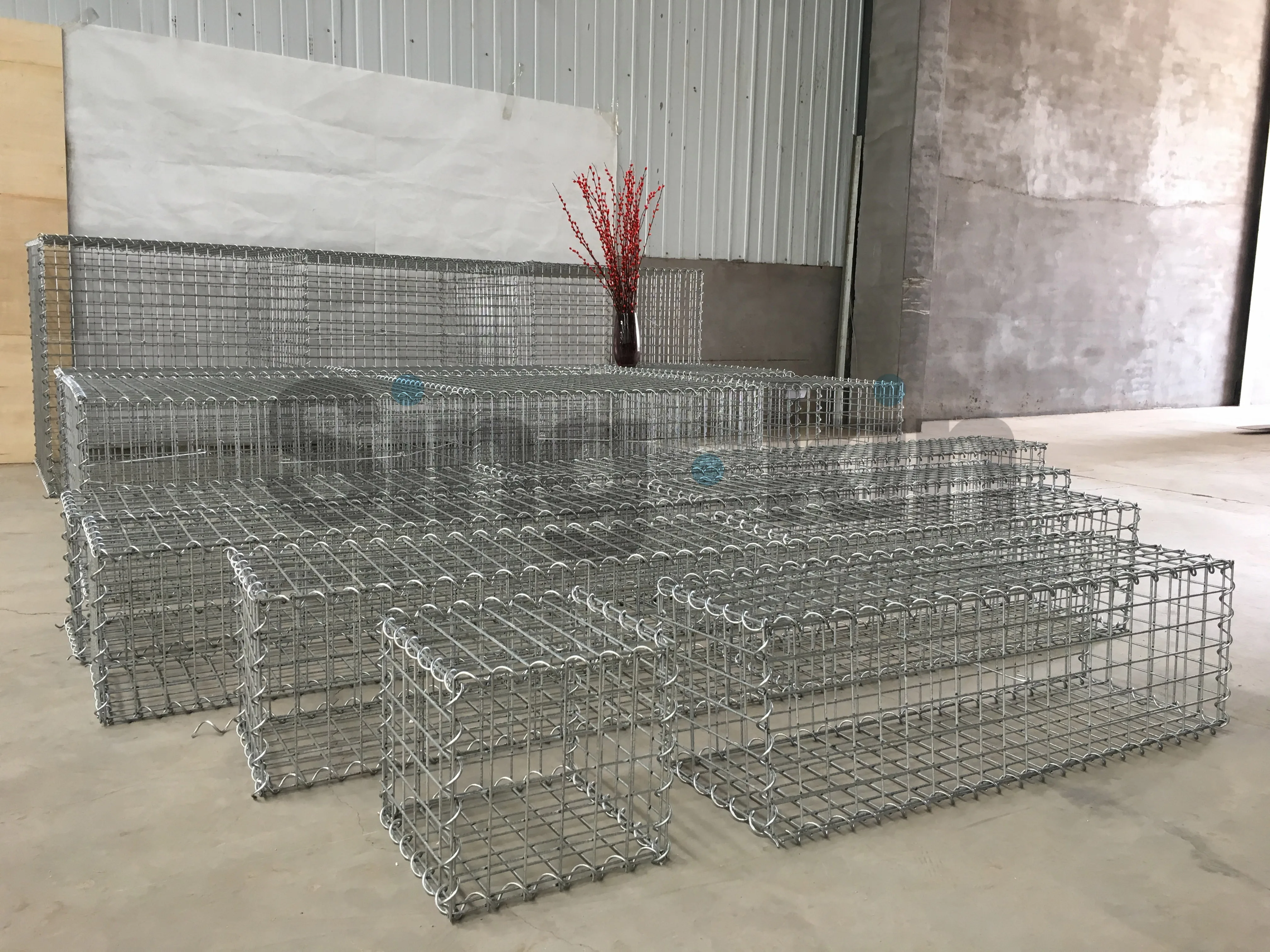 Decoration Welded Gabion Retaining Walls Blocks 2x1x0.5m Gabion Wire ...