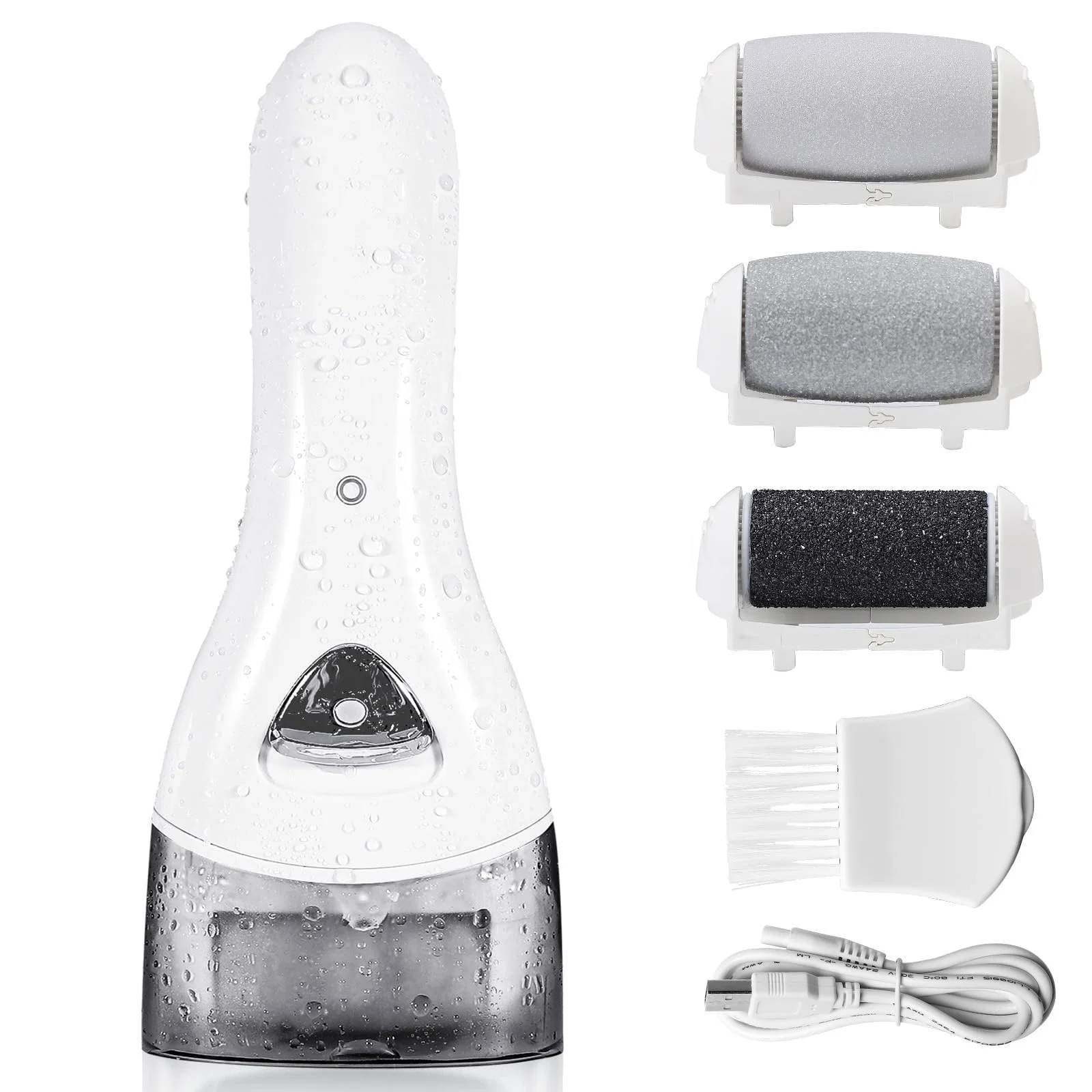 Wireless Callus Remover For Feet Rechargeable Heel Scrape Electric Foot ...