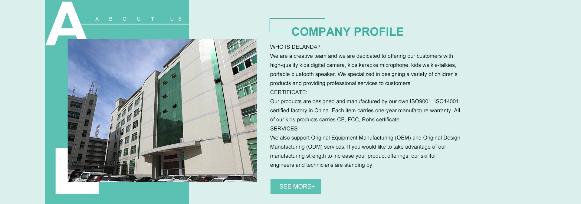 Company Overview - Shenzhen Delanda Technology Co., Ltd.