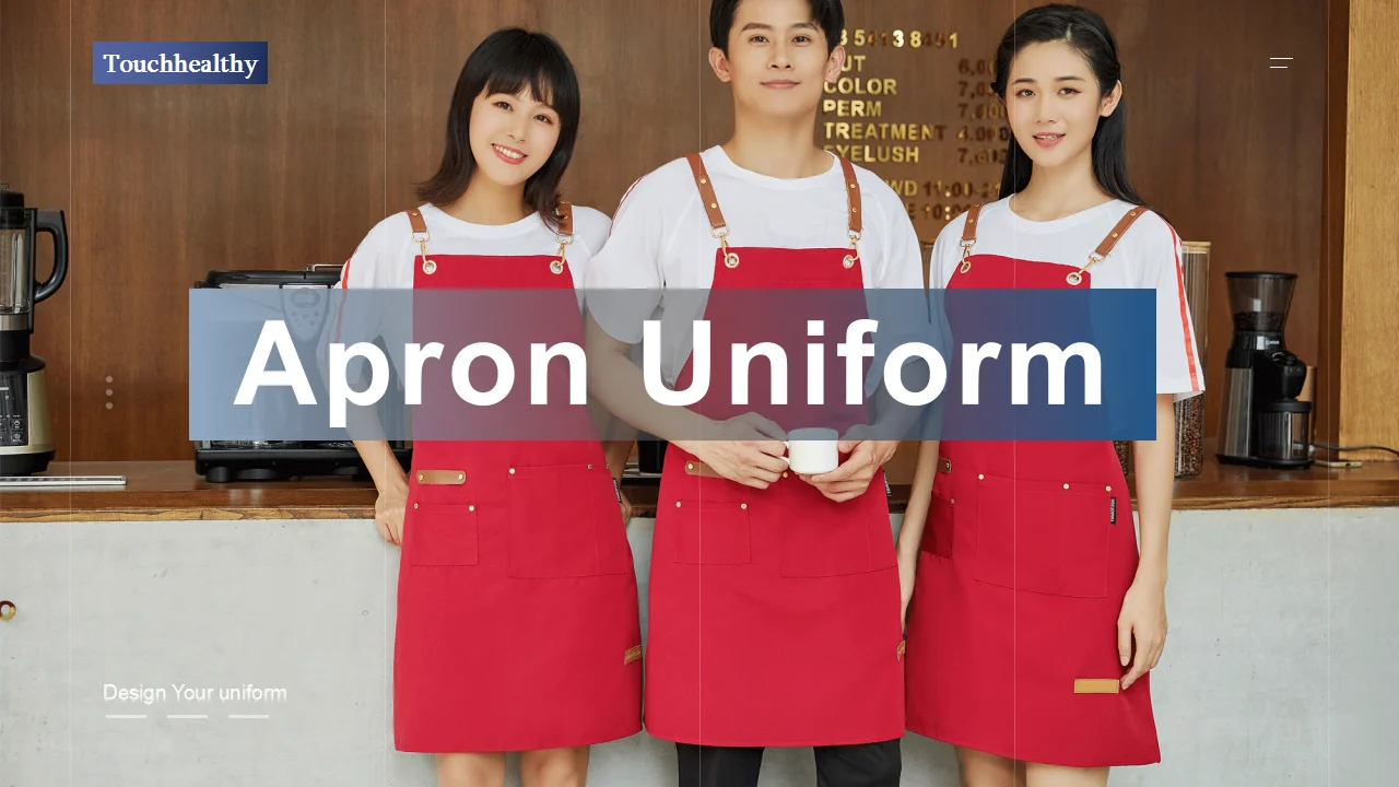 Custom Logo Colorful Aprons - OEM Chef Uniforms for Women