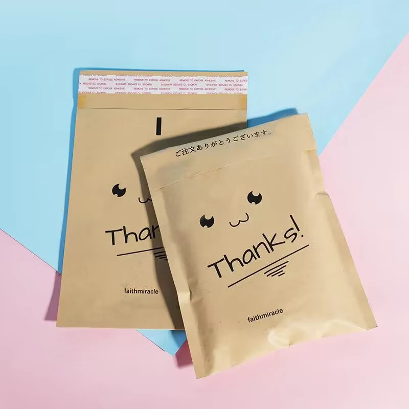 Custom Logo Eco Friendly Mail Envelopes - Recyclable & Biodegradable