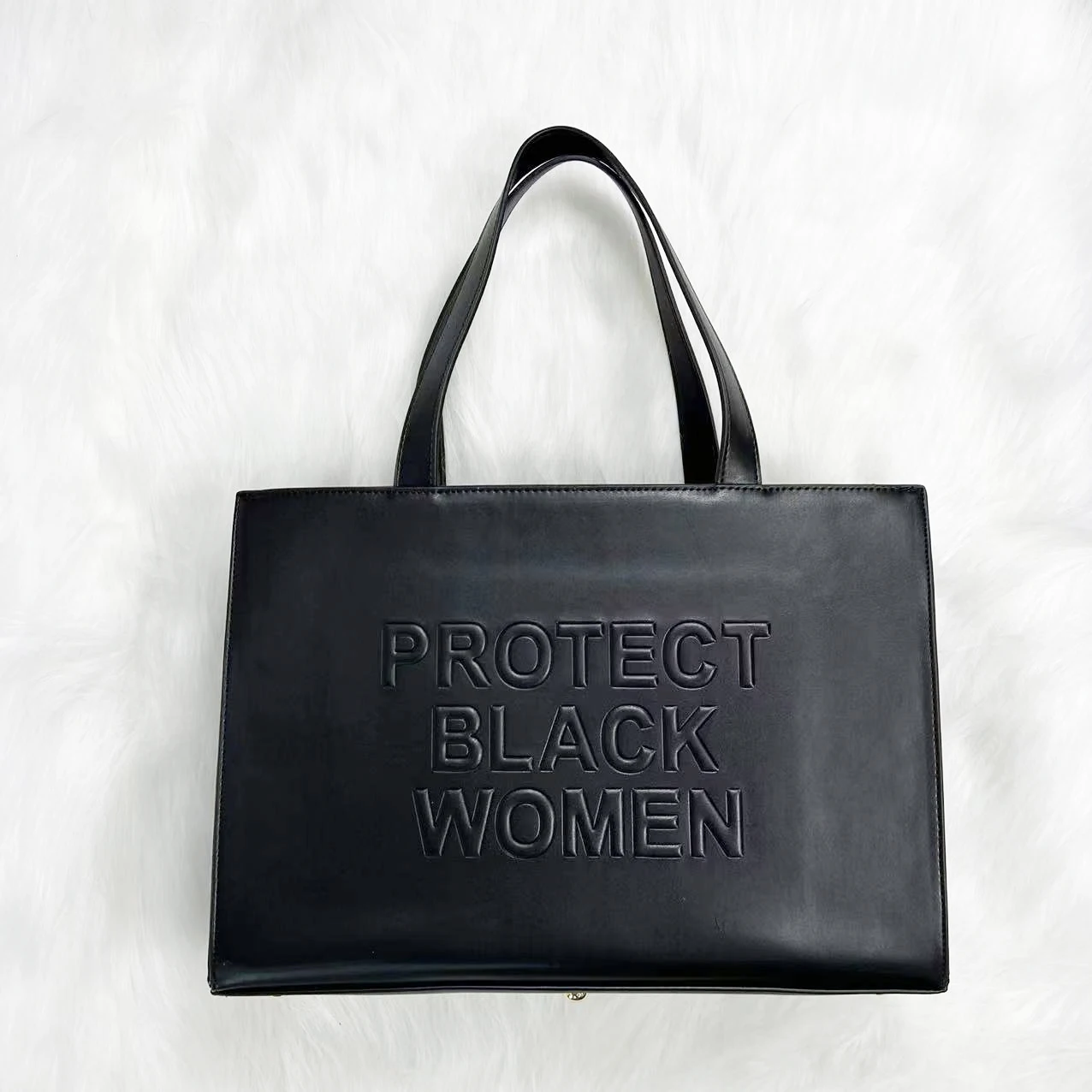 Custom Embossed Logo Leather Bags Women Handbags Ladies Hand Bags ...